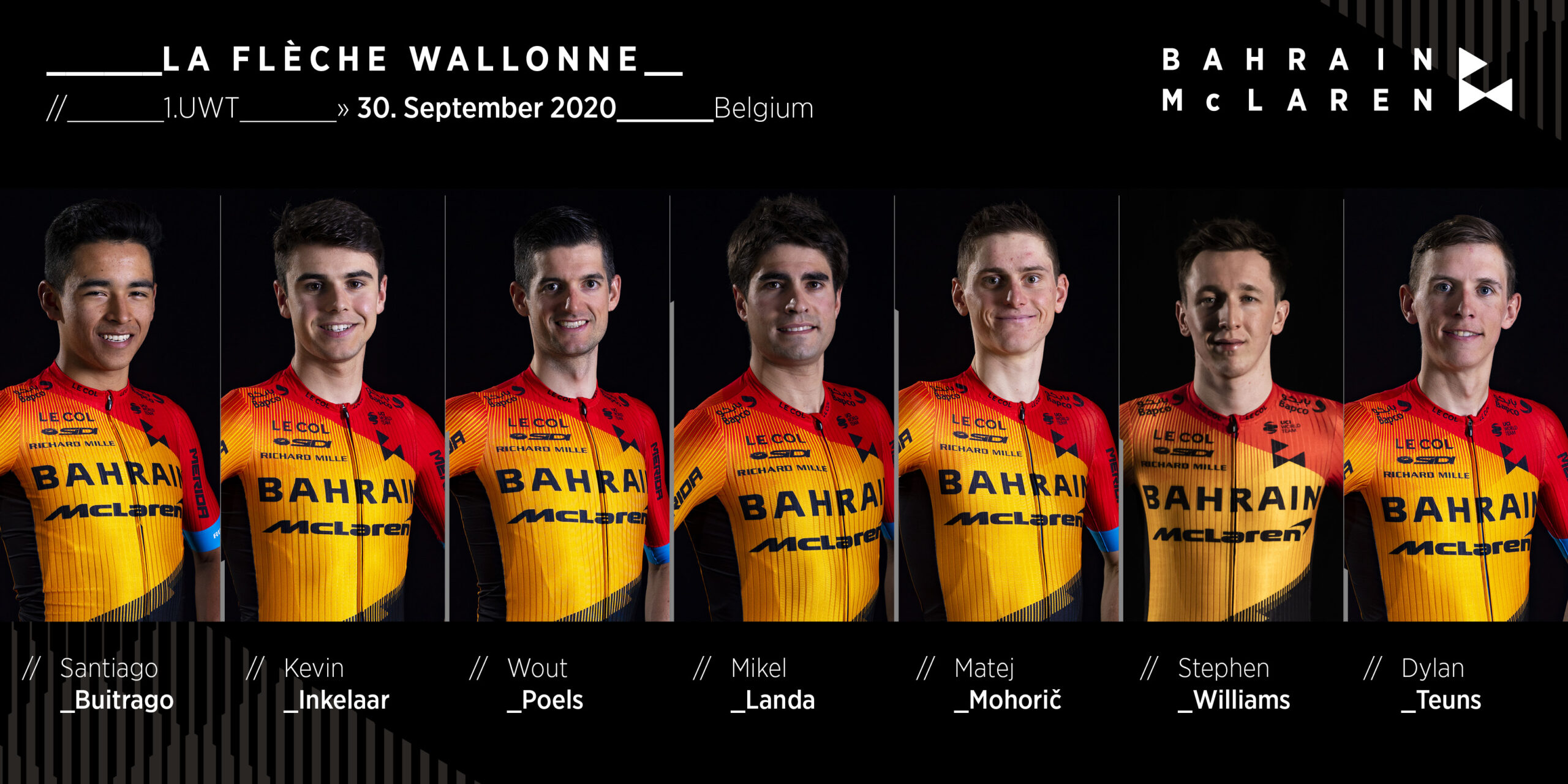 Team Bahrain McLaren to Flèche Wallonne - Team Bahrain Victorious
