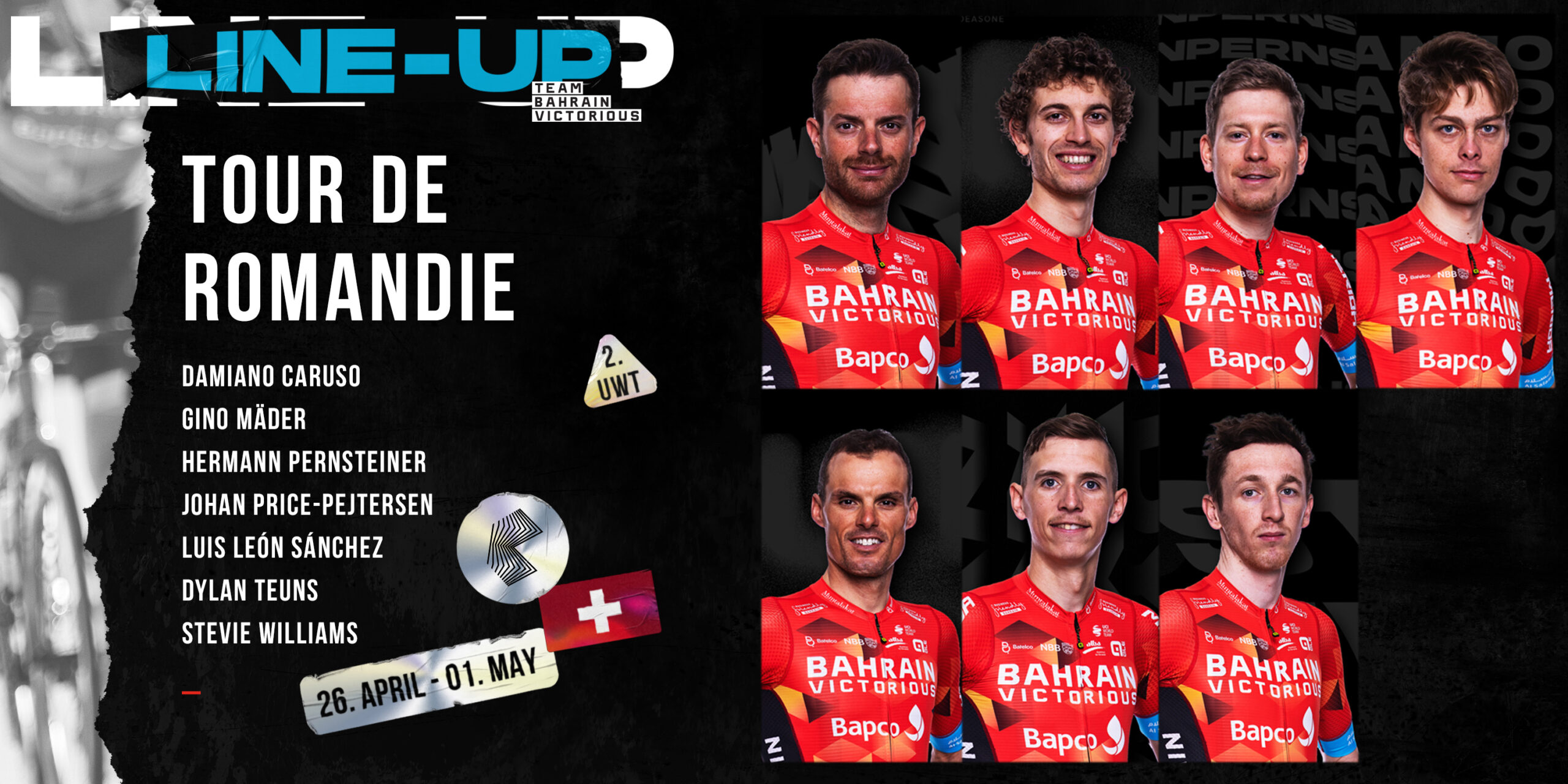 BAHRAIN VICTORIOUS TO TOUR DE ROMANDIE - Team Bahrain