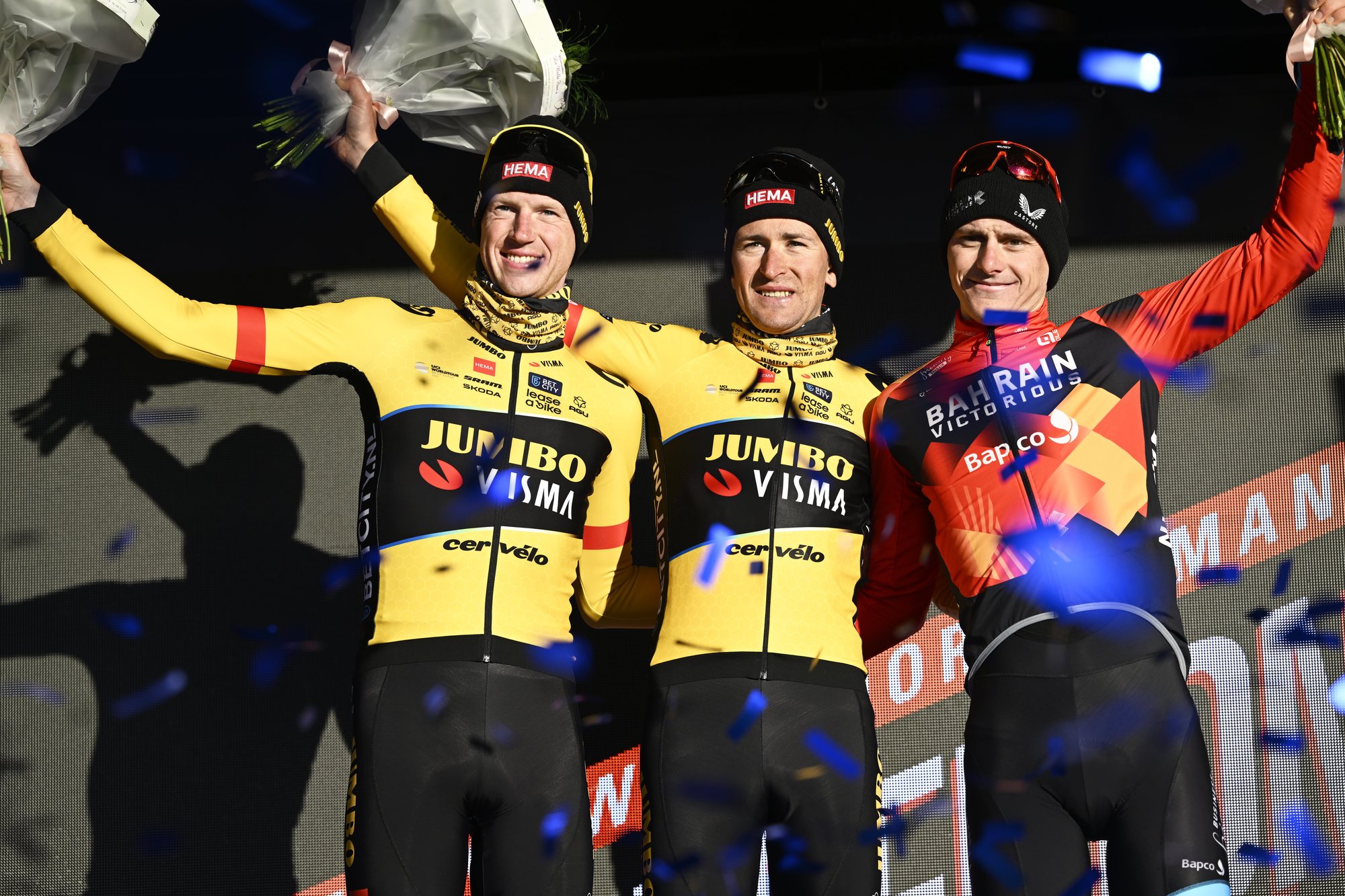 CLOSE CALLS IN KUURNE & UAE FOR BAHRAIN VICTORIOUS - Team Bahrain