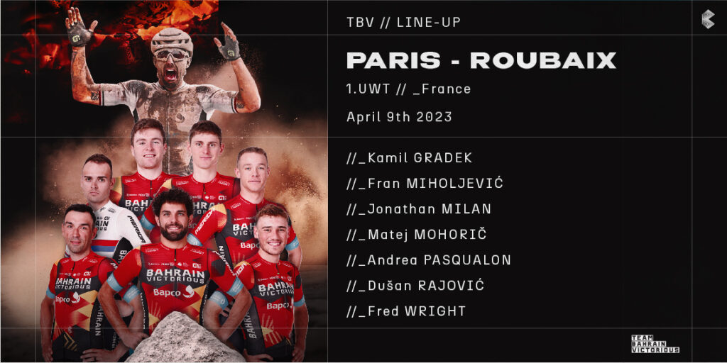 Bahrain Victorious Set for Paris-Roubaix - Team Bahrain Victorious