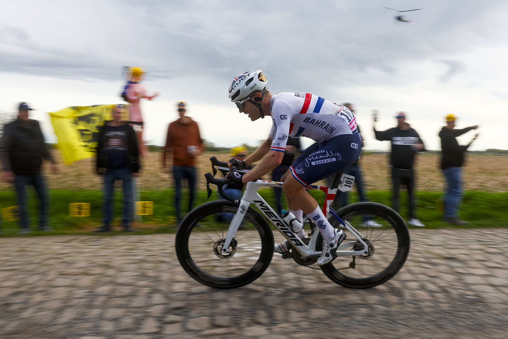 WRIGHT IN THE RECKONING AT FASTEST ROUBAIX IN HISTORY - Team Bahrain ...