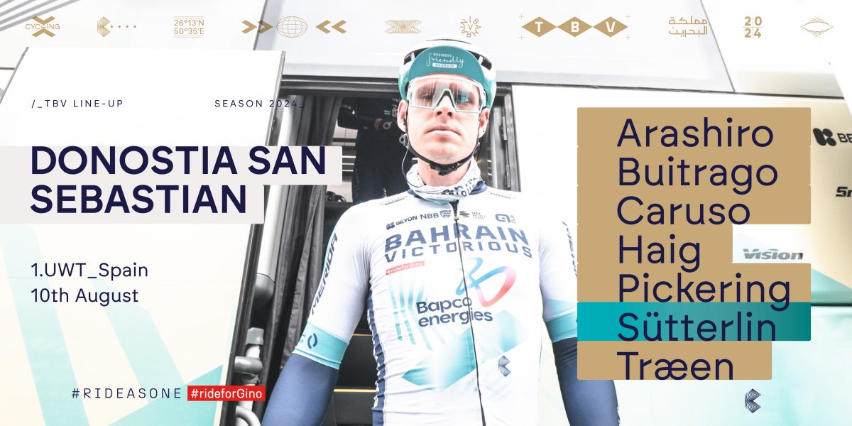 Team Bahrain Victorious ready for the Donostia San Sebastian Klasikoa ...