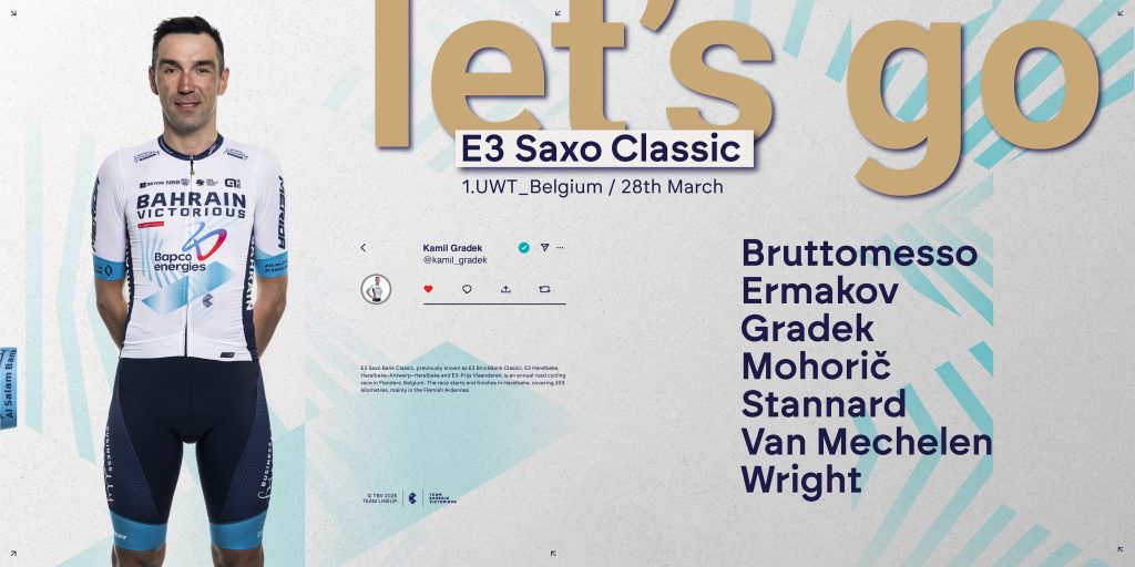 Team Bahrain Victorious Set for E3 Saxo Classic - Team Bahrain