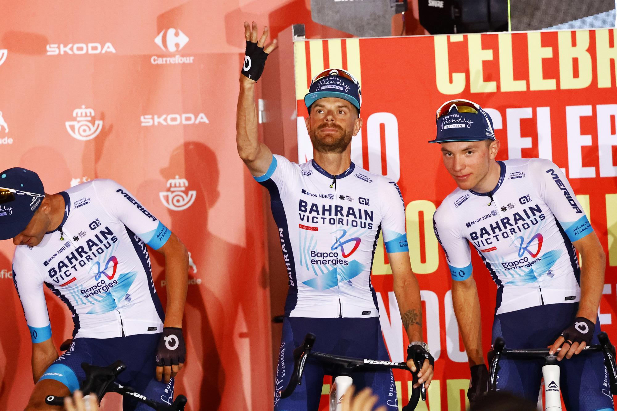 Damiano Caruso will not start La Vuelta. - Team Bahrain